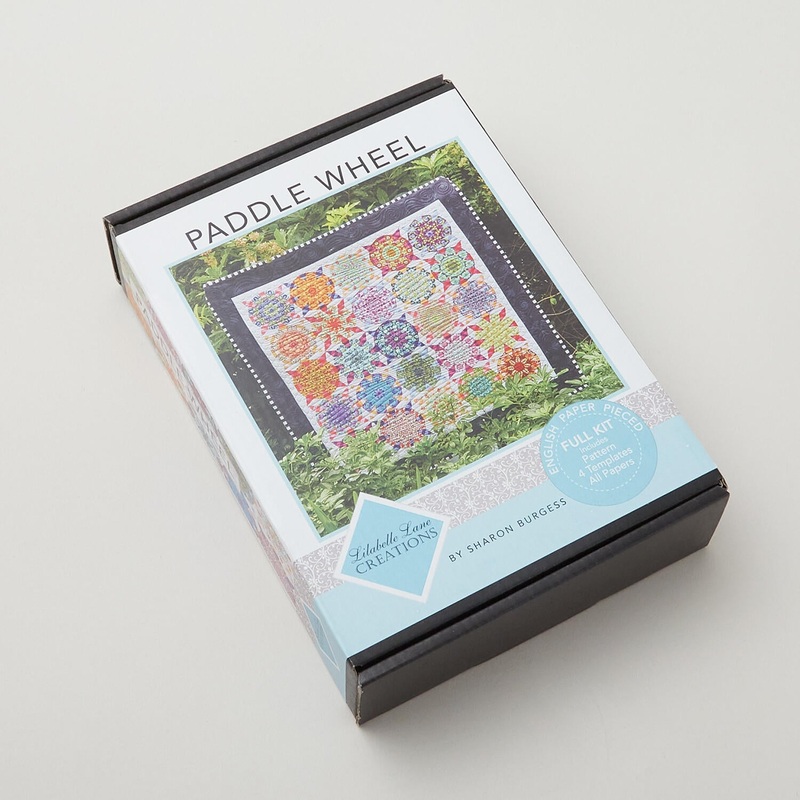 Paddle Wheel Quilt Pattern with English Paper Piece Pack and Template ...