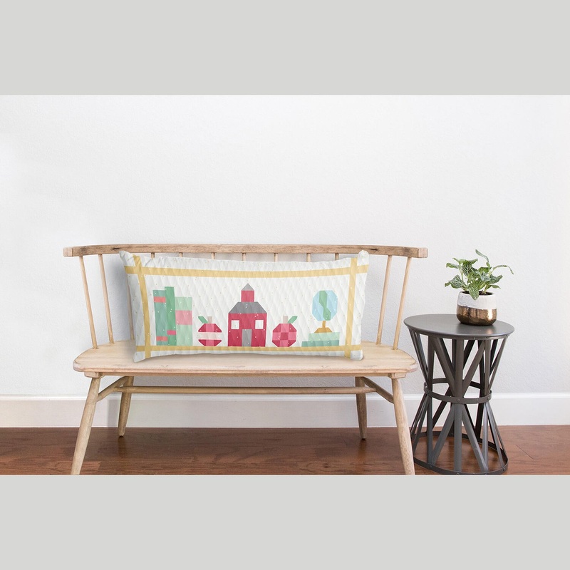 Bench Pillow of the Month - September - School's in Session - Quilting ...
