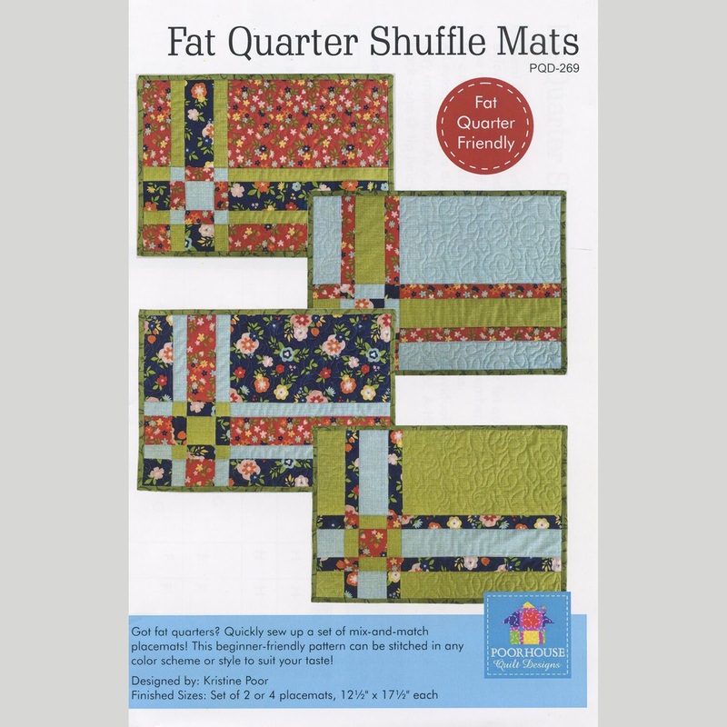 Fat Quarter Shuffle Mats Pattern - Quilting Fabrics, Sewing Tools ...