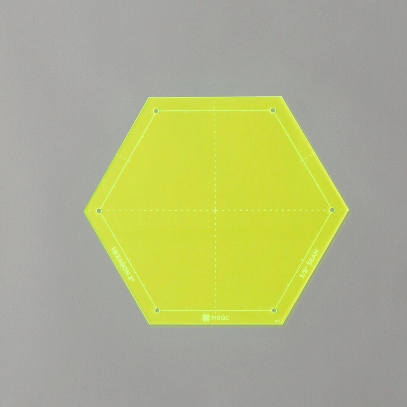 Missouri Star EPP Template 3" (60) Hexagon - Quilting Fabrics, Sewing ...