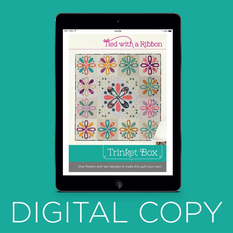 Digital Download - Trinket Box Quilt Pattern - Quilting Fabrics, Sewing ...