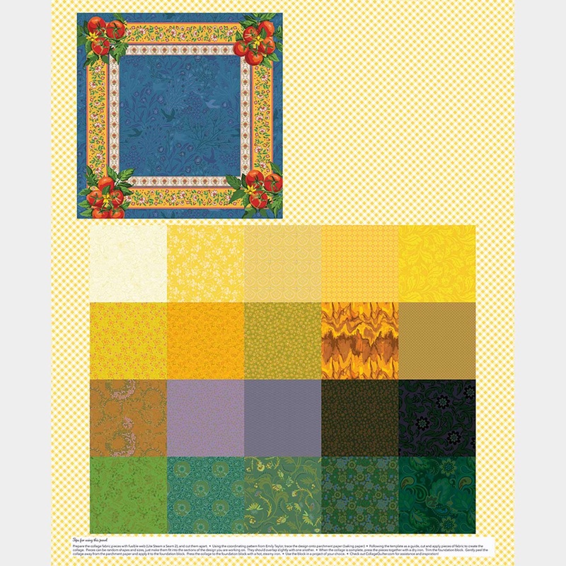 Garden Party - Sunflower Multi Panel - Quilting Fabrics, Sewing Tools ...