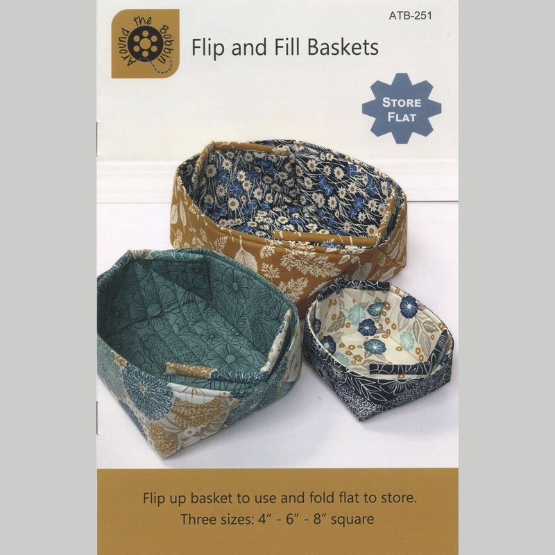 Flip and Fill Baskets Pattern - Quilting Fabrics, Sewing Tools ...