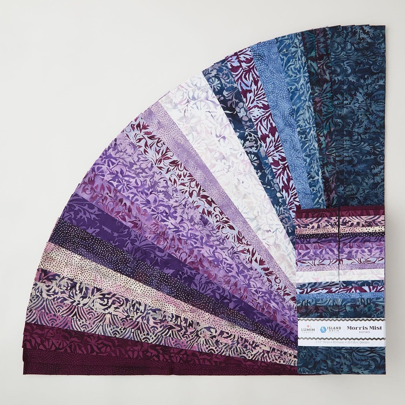 Morris Mist Batiks Favorites Strips - Quilting Fabrics, Sewing Tools ...