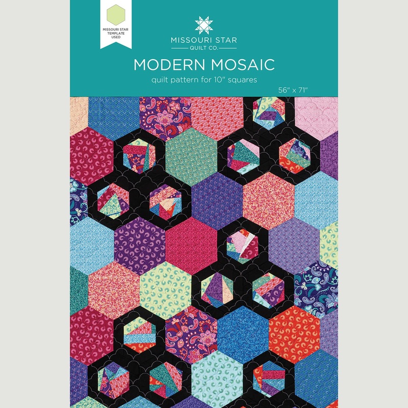 Modern Mosaic Quilt Pattern by Missouri Star - Quilting Fabrics, Sewing ...
