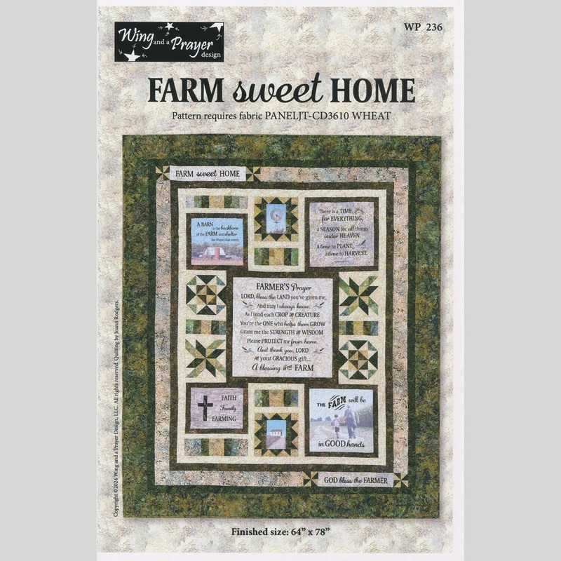 Farm Sweet Home Quilt Pattern - Quilting Fabrics, Sewing Tools ...
