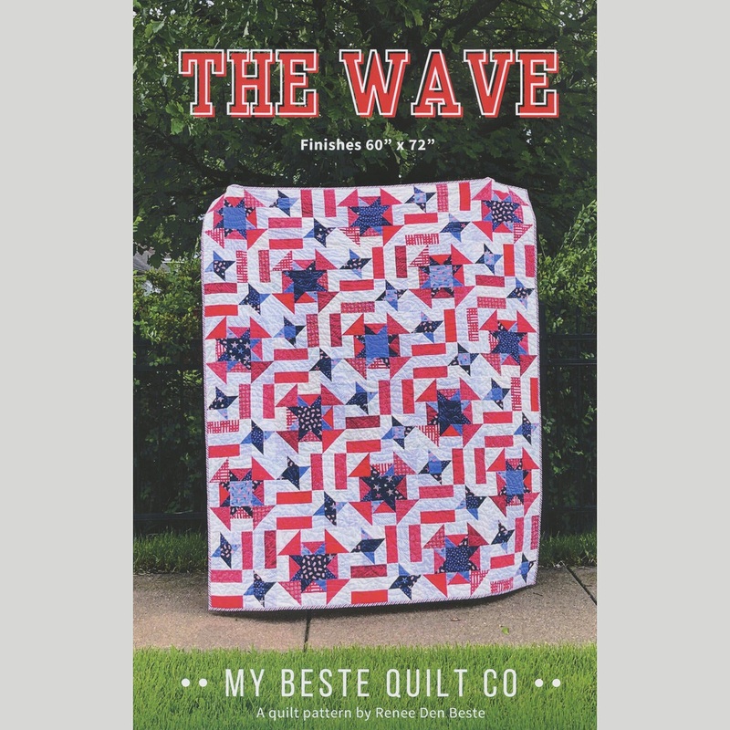 The Wave Quilt Pattern - Quilting Fabrics, Sewing Tools, Embroidery ...
