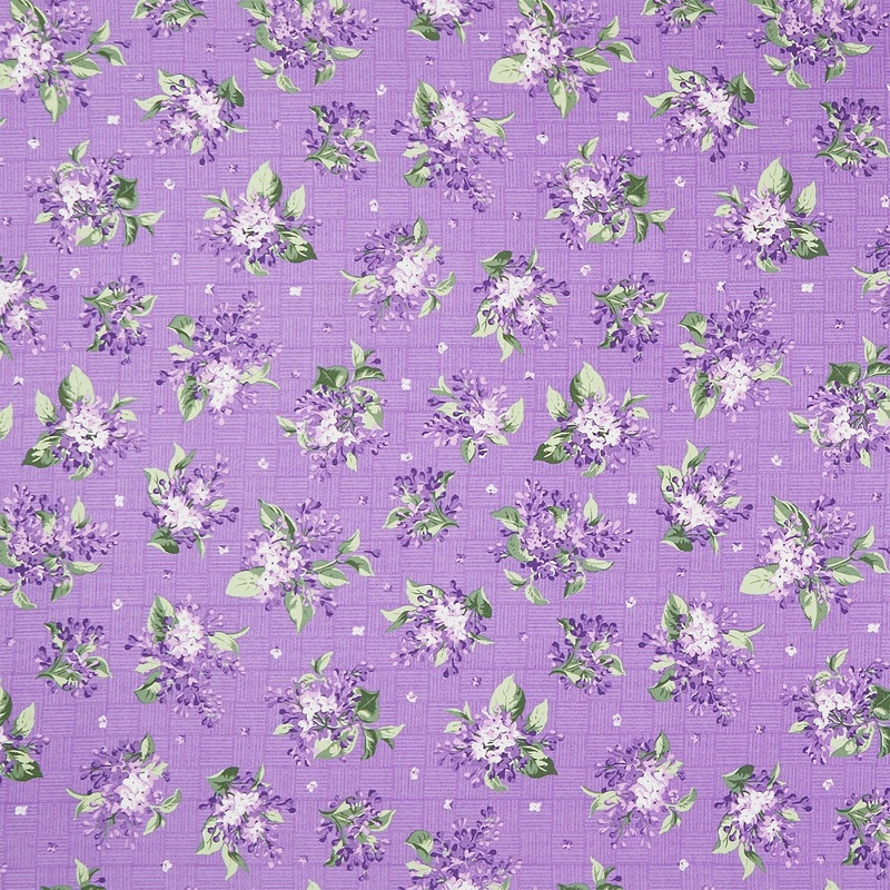 Lilac Lane - Bouquet Purple Yardage - Quilting Fabrics, Sewing Tools ...