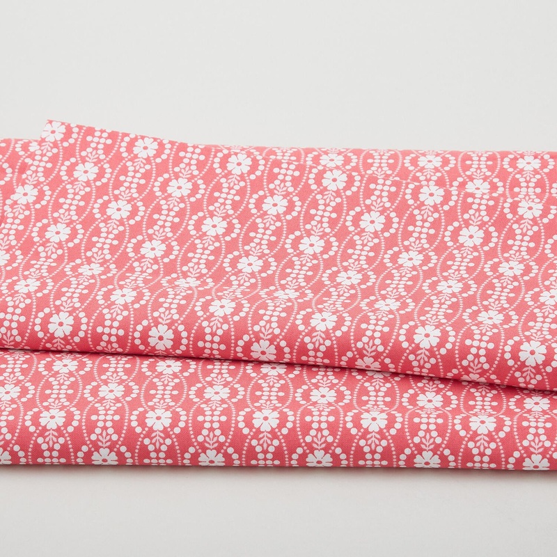 French Romance - Octavia Red 2 Yard Cut - Quilting Fabrics, Sewing ...