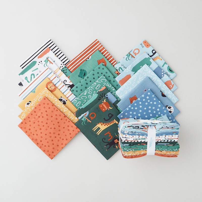 Alphabet Zoo Fat Quarter Bundle - Quilting Fabrics, Sewing Tools ...