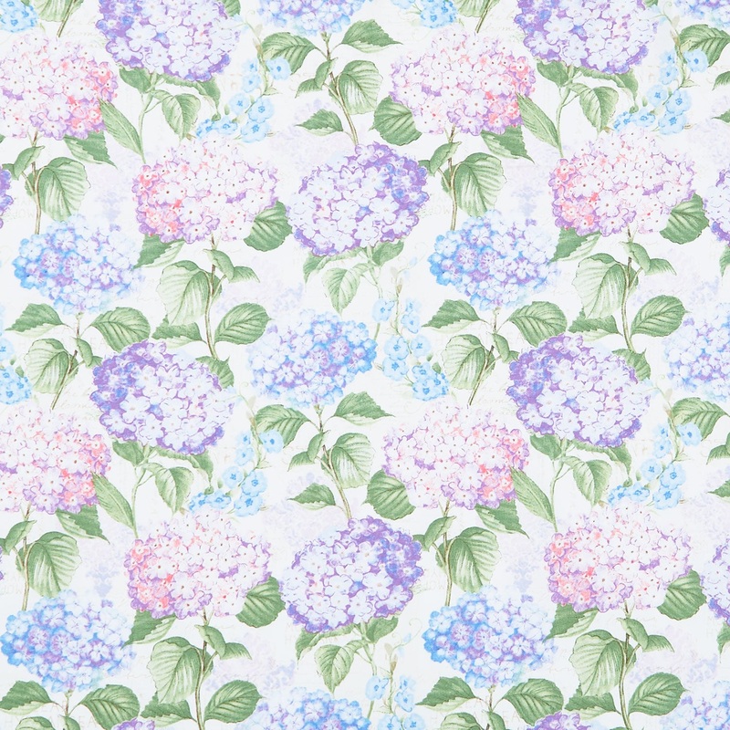 Hydrangea Mist - Hydrangeas All Over Cream Yardage - Quilting Fabrics ...