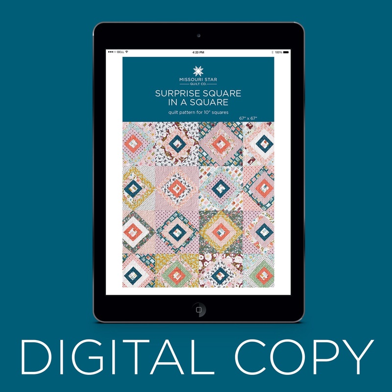 Digital Download - Surprise Square in a Square Quilt Pattern by ...