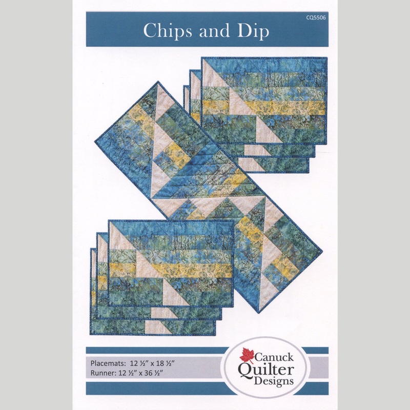 Chips and Dip Table Runner and Placemat Pattern - Quilting Fabrics ...