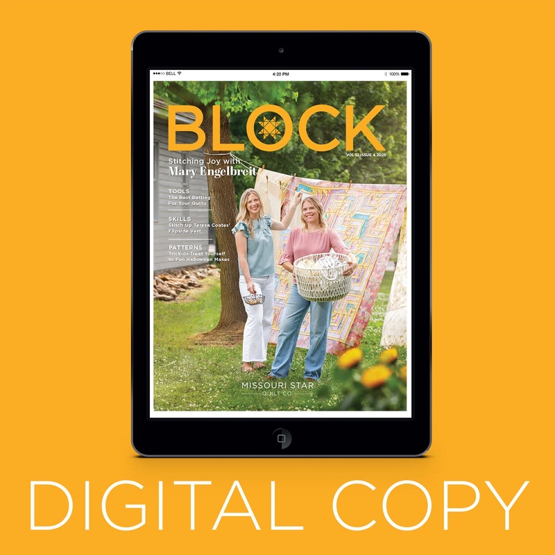 Digital Download - BLOCK Magazine 2025 Volume 12 Issue 4 - Quilting ...