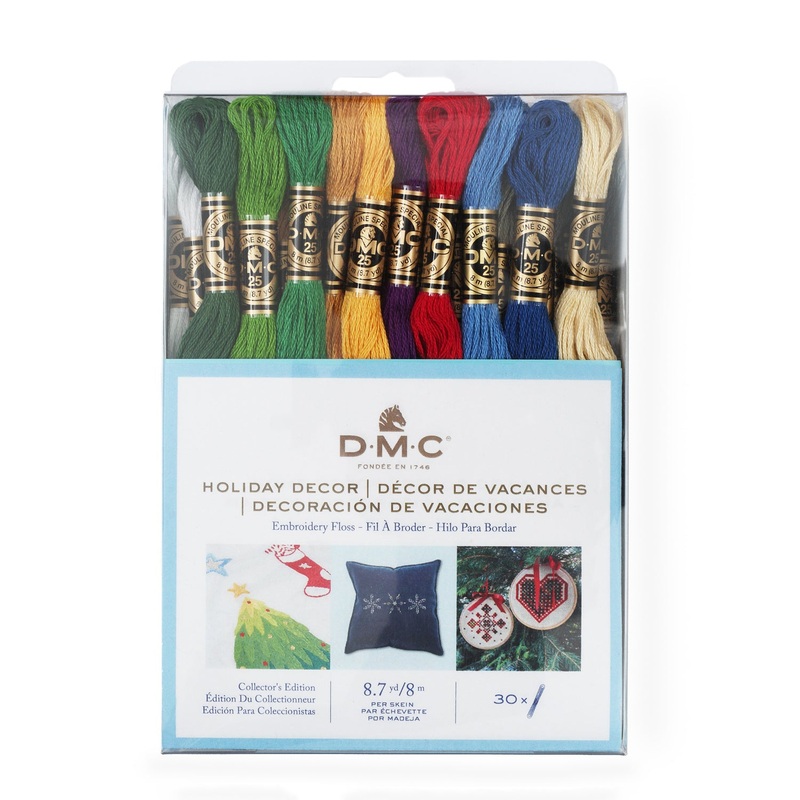 DMC Holiday Decor Embroidery Floss Collection - Quilting Fabrics ...