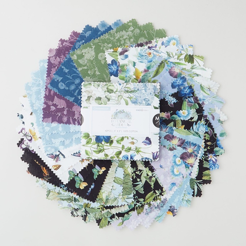 Botanical Garden Favorites 5" Squares - Quilting Fabrics, Sewing Tools ...