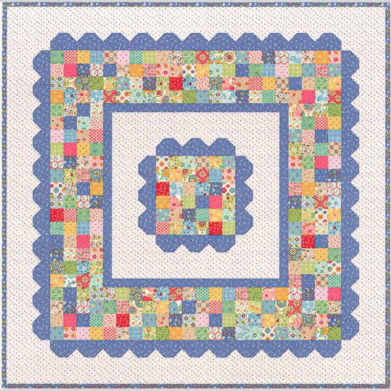 Lori Holt Heritage Table Topper Kit - Quilting Fabrics, Sewing Tools ...