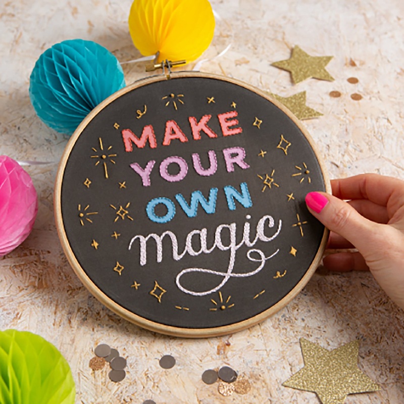 Make Your Own Magic Embroidery Kit - Quilting Fabrics, Sewing Tools ...