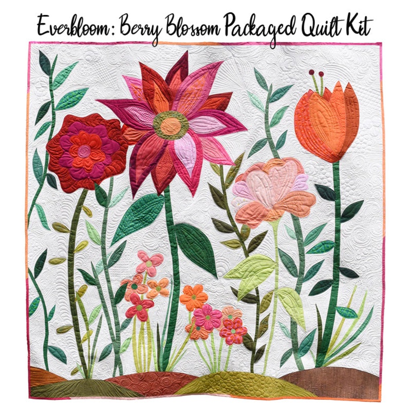 Everbloom: Berry Blossom Packaged Quilt Kit from Windham - Quilting ...