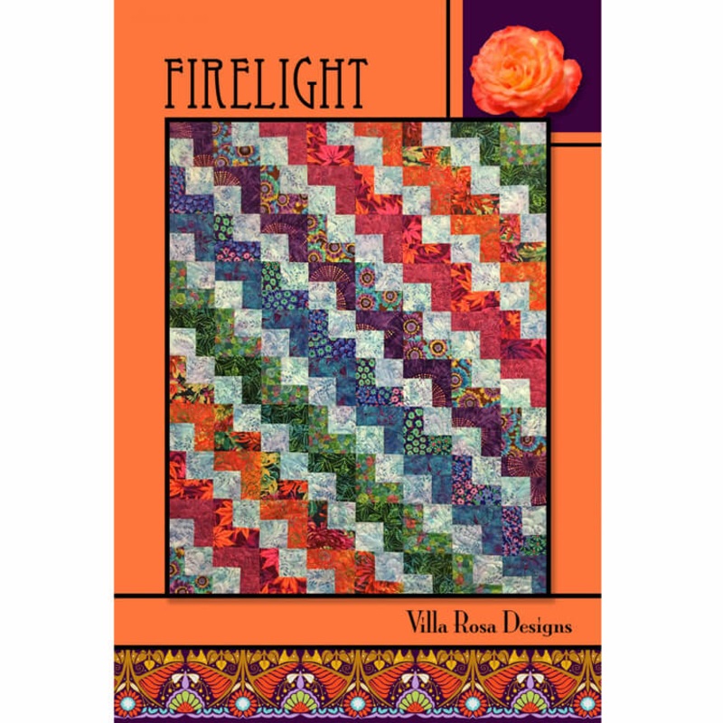 Firelight Quilt Pattern PDF Download - Quilting Fabrics, Sewing Tools ...