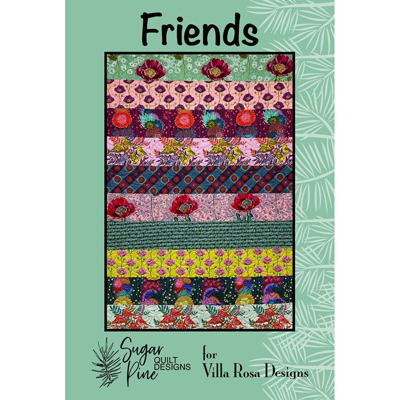 Friends Quilt Pattern - Quilting Fabrics, Sewing Tools, Embroidery ...