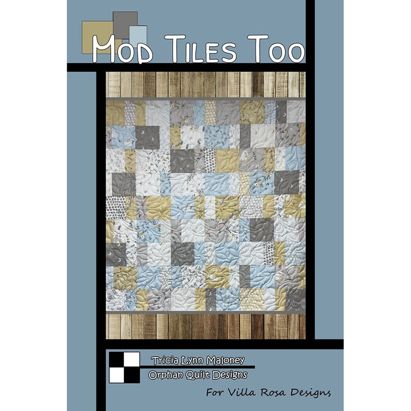 Mod Tiles Too Quilt Pattern - Quilting Fabrics, Sewing Tools ...