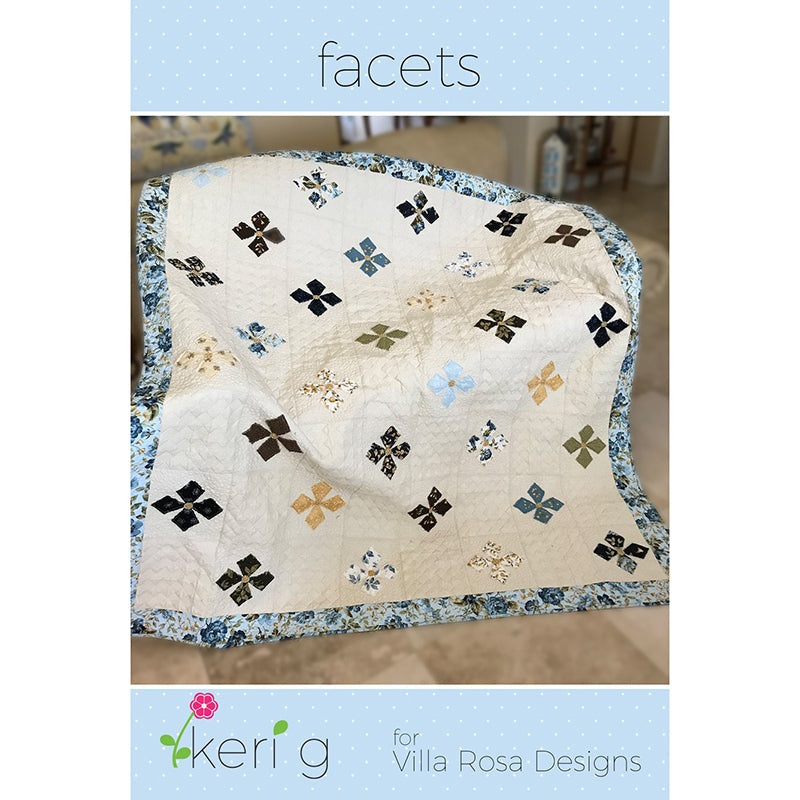 Facets Quilt Pattern PDF Download - Quilting Fabrics, Sewing Tools ...
