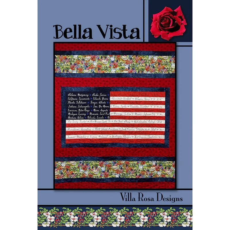 Bella Vista Quilt Pattern PDF Download - Quilting Fabrics, Sewing Tools ...