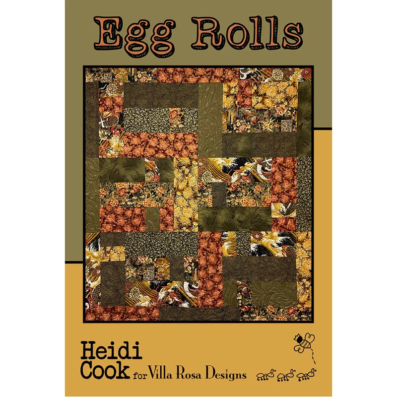 Egg Rolls Quilt Pattern - Quilting Fabrics, Sewing Tools, Embroidery ...