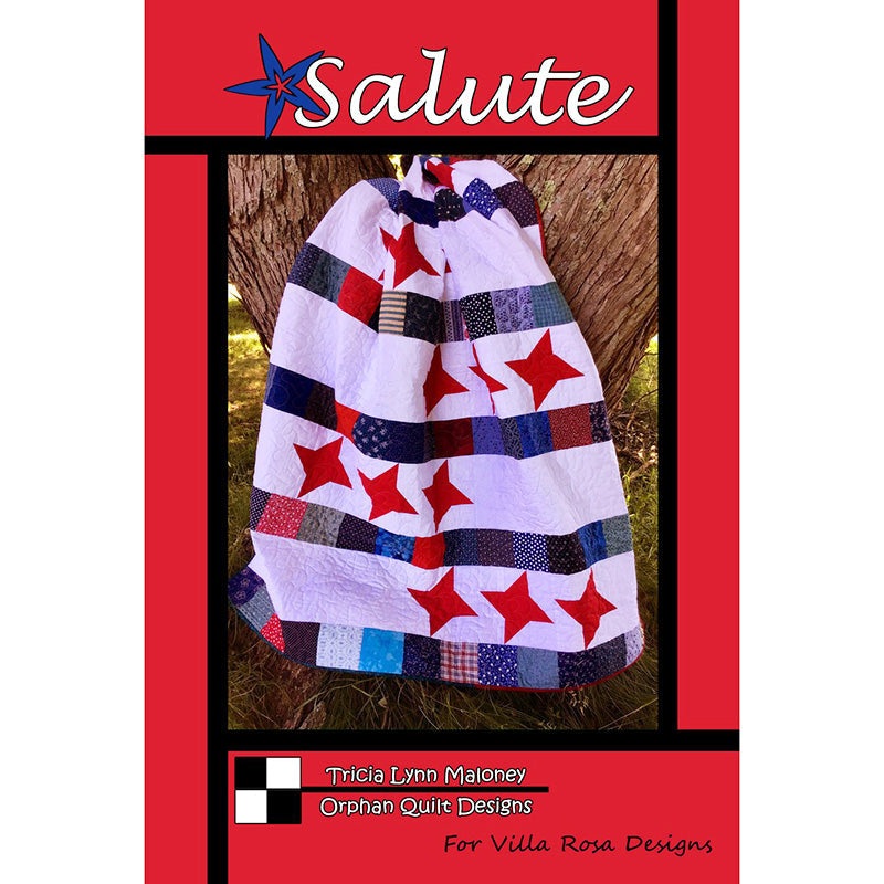 Salute Quilt Pattern PDF Download - Quilting Fabrics, Sewing Tools ...