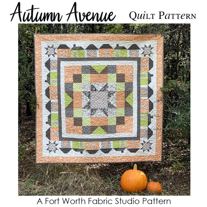Autumn Avenue Quilt Pattern PDF Download - Quilting Fabrics, Sewing ...