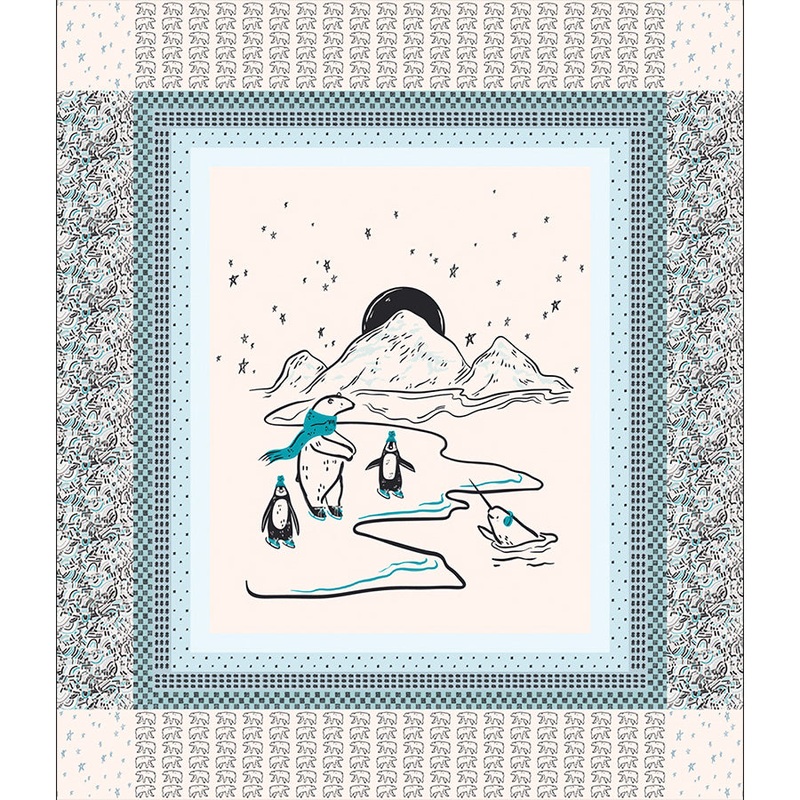 Arctic Tale 36" Polar Quest Panel Multi - Quilting Fabrics, Sewing ...