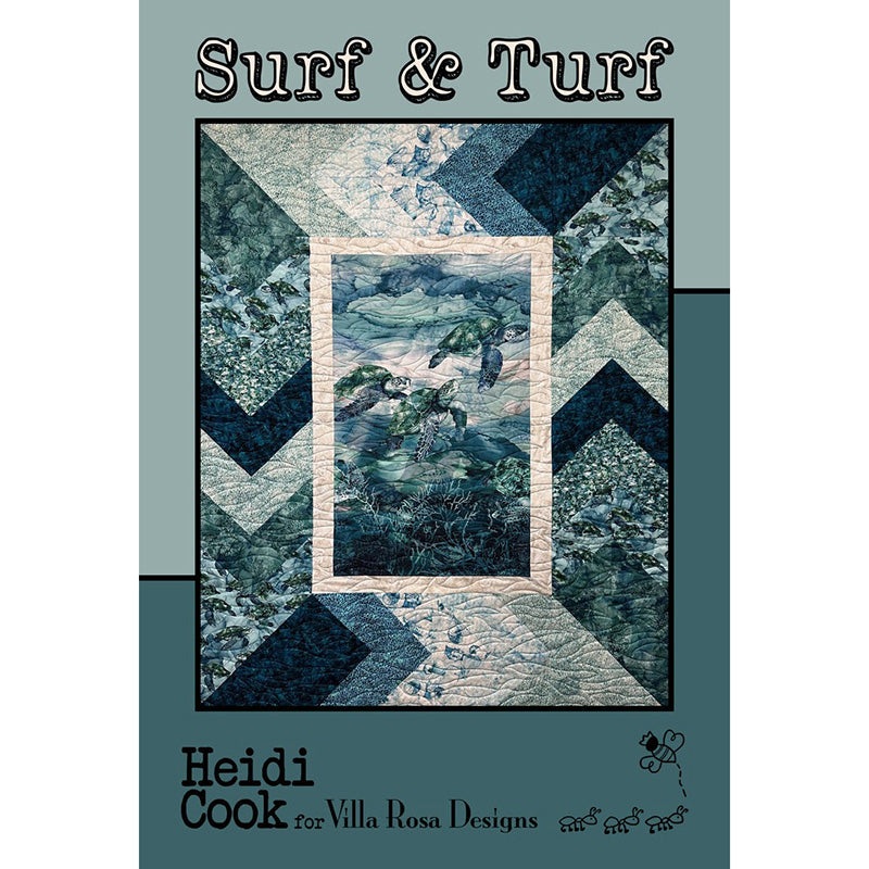 Surf & Turf Quilt Pattern PDF Download - Quilting Fabrics, Sewing Tools ...