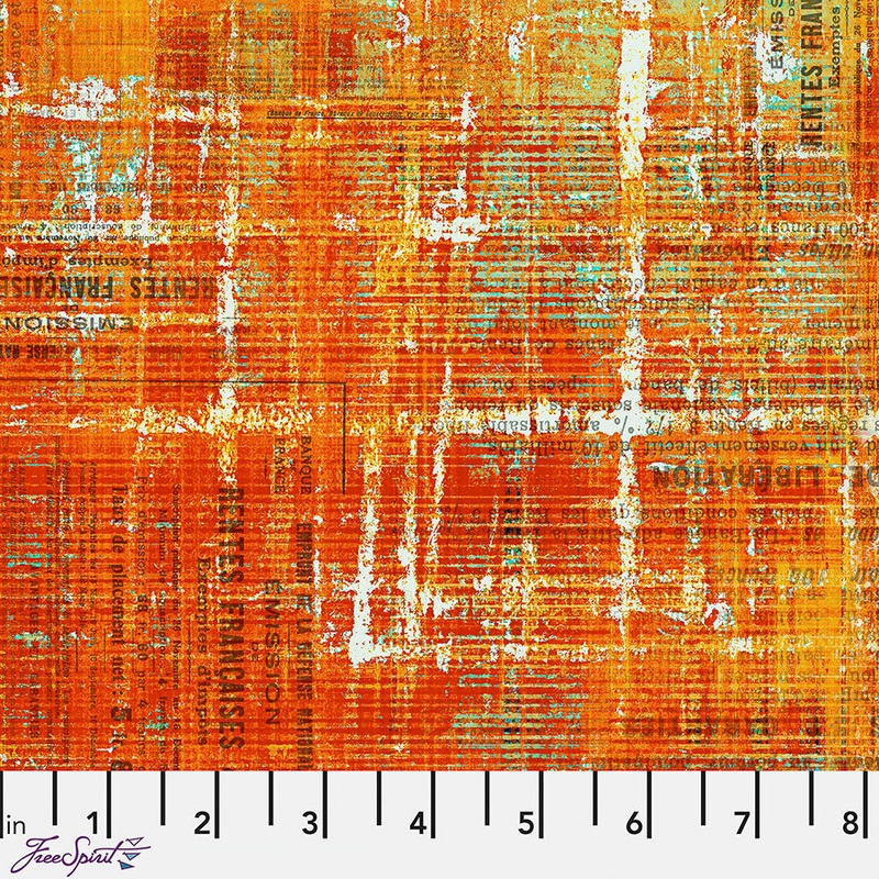 Abandoned II Scraped Layers Sienna - Quilting Fabrics, Sewing Tools ...