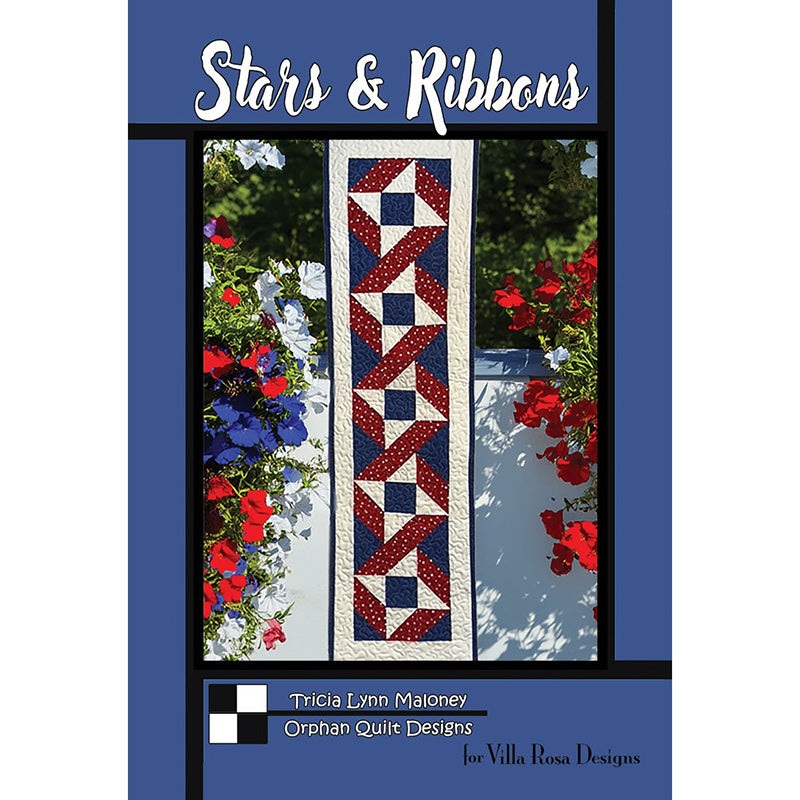 Stars & Ribbons Table Runner Pattern PDF Download - Quilting Fabrics ...
