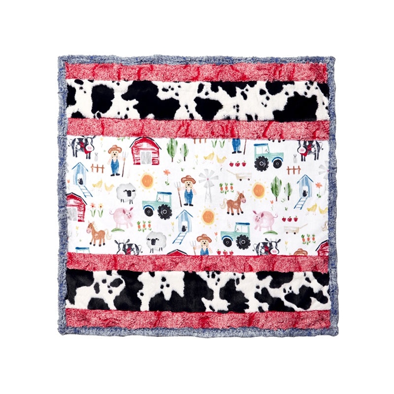 Wee Ones Deja Moo Quilt Kit with Cuddle by Shannon - Quilting Fabrics ...