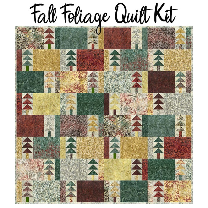 Fall Foliage Quilt Kit with Changes in Seasons from Banyan Batiks ...