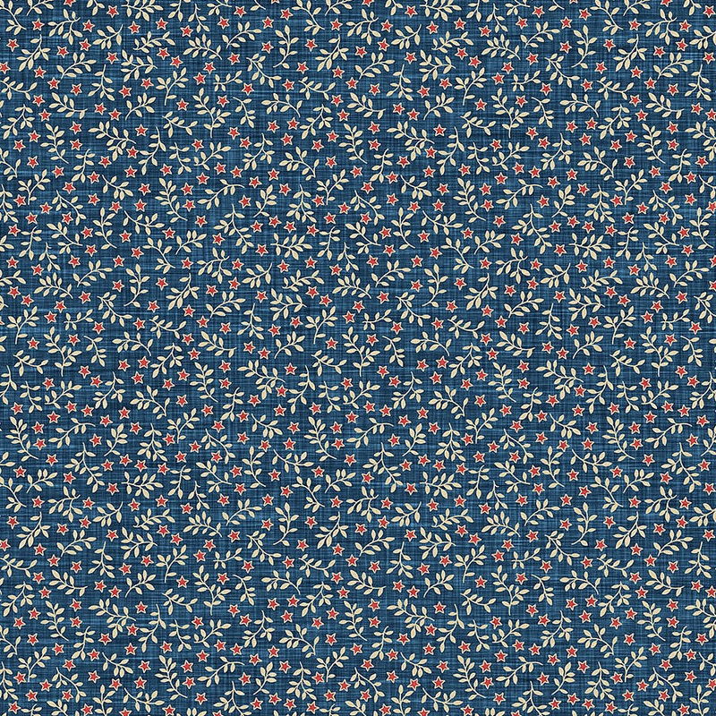 Farmhouse Sampler Star Blender Navy - Quilting Fabrics, Sewing Tools ...