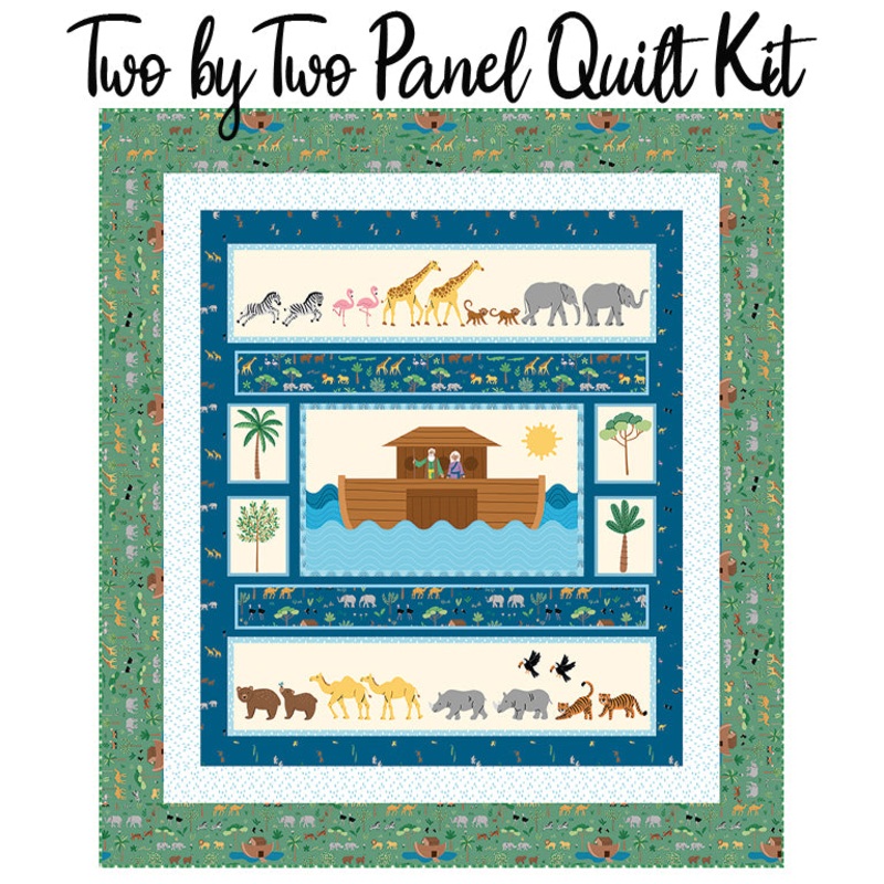 Two by Two Panel Quilt Kit from Riley Blake - Quilting Fabrics, Sewing ...