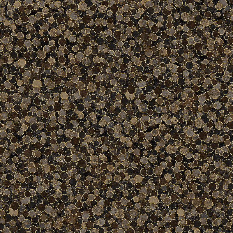 Shimmer Bubbles Desert Sand Metallic - Quilting Fabrics, Sewing Tools ...