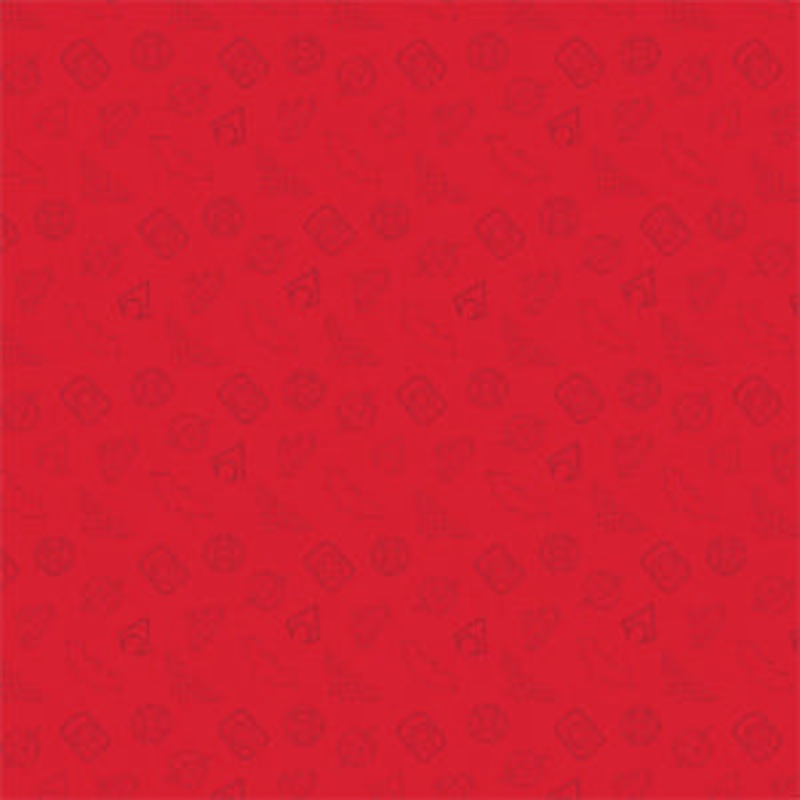 Justice League Logo Outline 01 Red - Quilting Fabrics, Sewing Tools ...