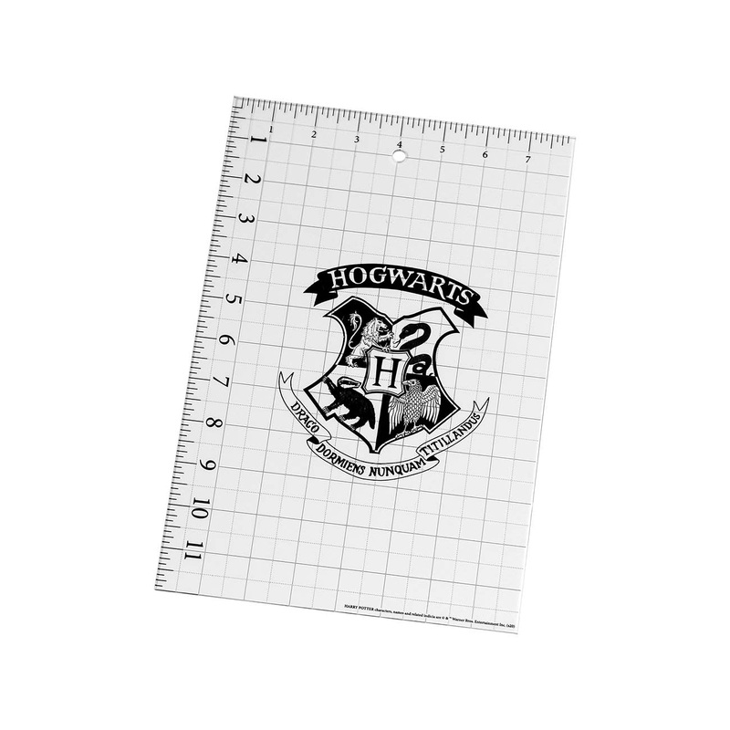 Harry Potter - Ruler Hogwarts 01 Black - Quilting Fabrics, Sewing Tools ...