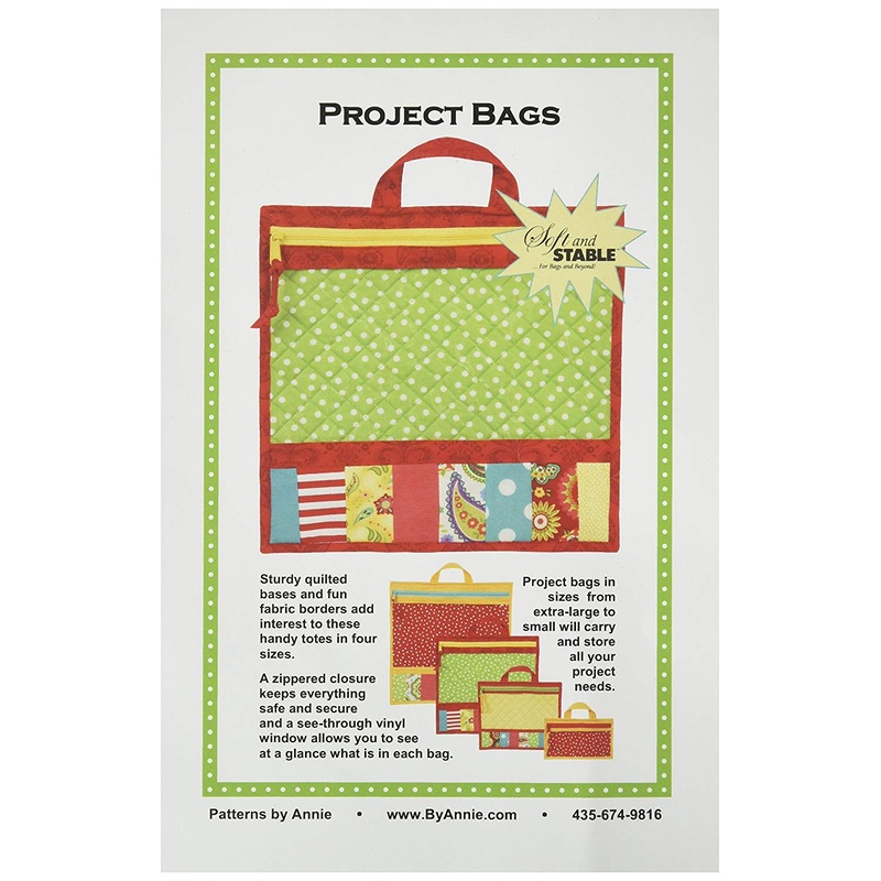 Project Bags - Quilting Fabrics, Sewing Tools, Embroidery Supplies ...