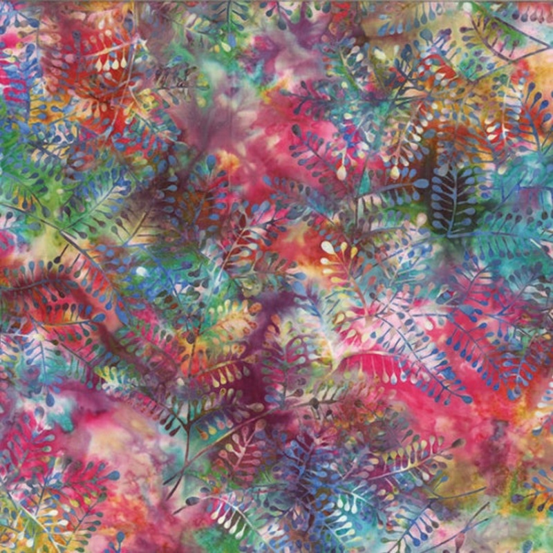 Fern Rainbow Batik - Quilting Fabrics, Sewing Tools, Embroidery ...