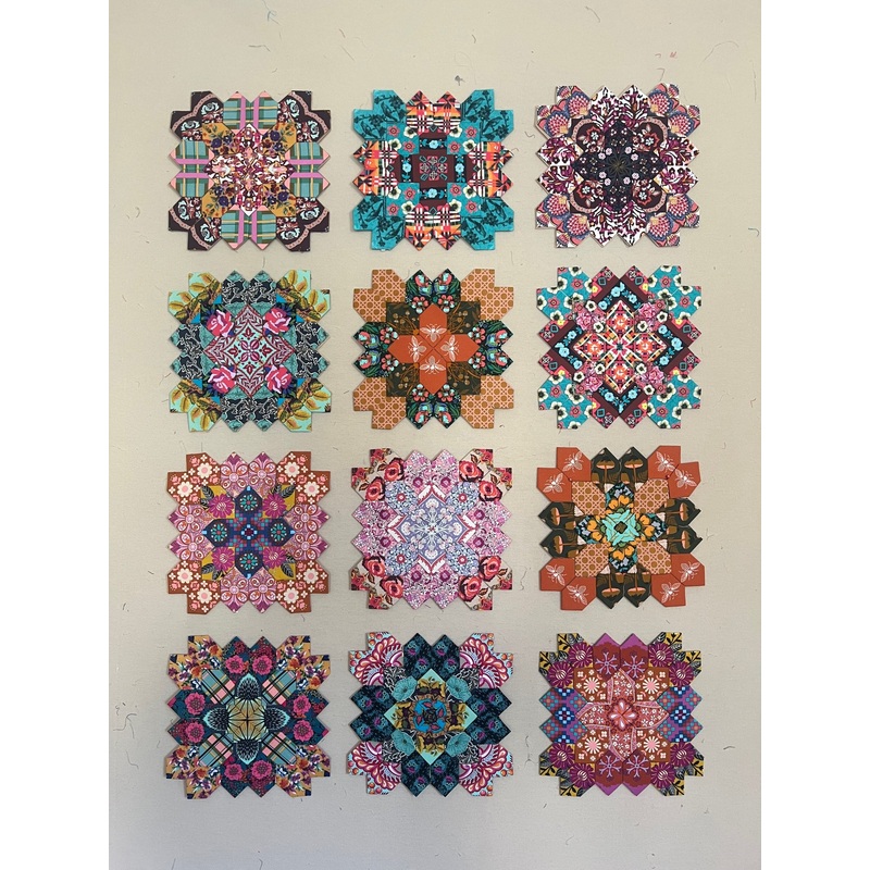 Lucy Boston Sample Blocks: Technicolor Dreamcoat - Quilting Fabrics ...